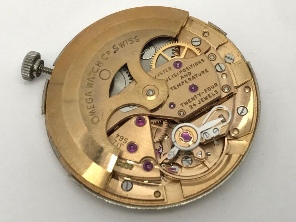 Omega 564 Uhrwerk mit Pie Pan Zifferblatt Automatik (Gebraucht) in ...