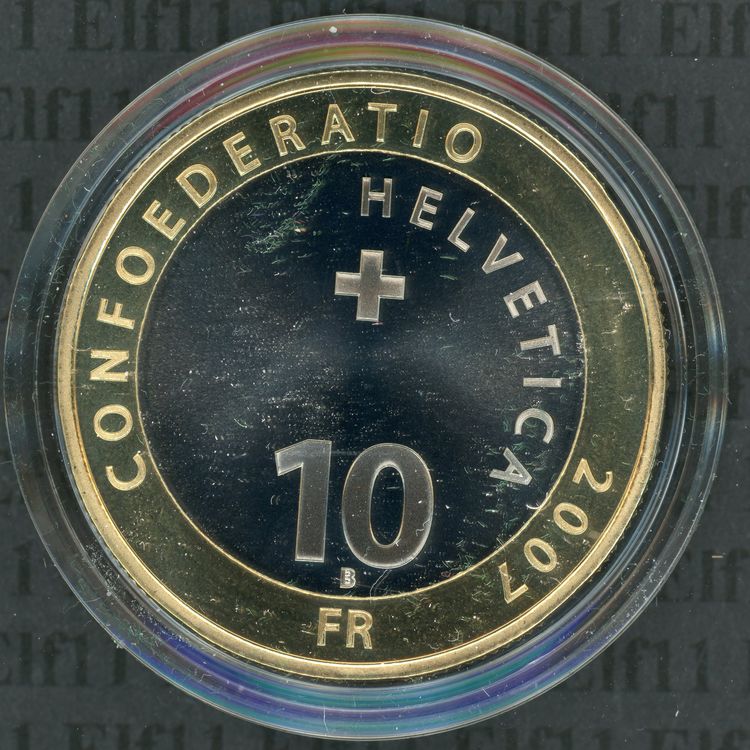 CHF__10.00 2007 Steinbock PP 10 Franken (Neu und originalverpackt) in Widnau für CHF 40 – mit ...