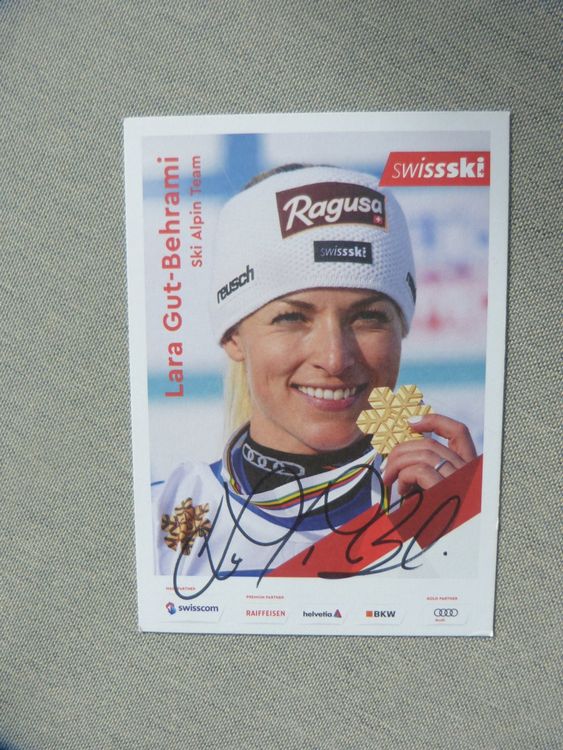 Autogrammkarte Lara Gut Behrami (Gebraucht) in Schmerikon für CHF 10 – mit Lieferung auf Ricardo ...