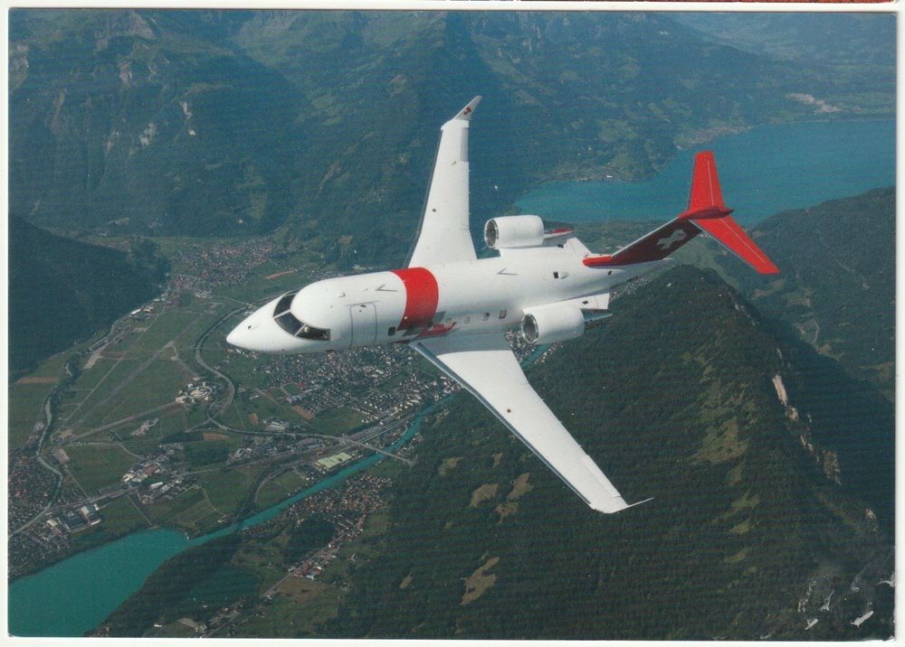 REGA Ambulanzjet Challenger 650 über Interlaken (Gebraucht) in ...