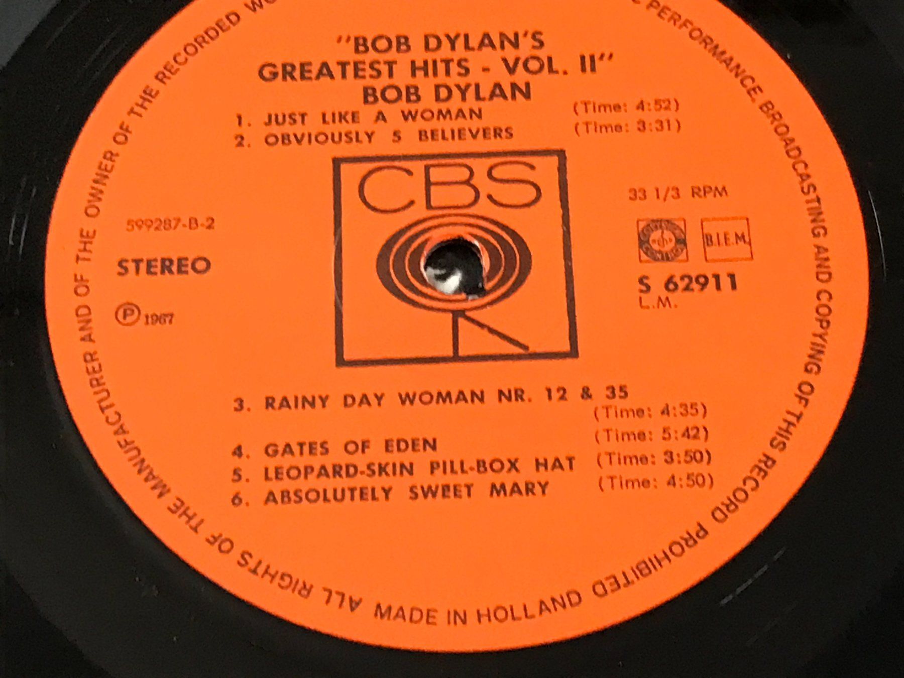 BOB DYLAN - Greatest Hits 2 - NL 1967 (Gebraucht) in Buchs AG für CHF 8 ...