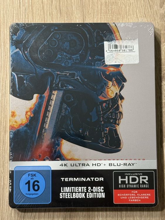 Terminator 4K/UHD/Bluray NEU/OVP Steelbook (Neu und originalverpackt ...