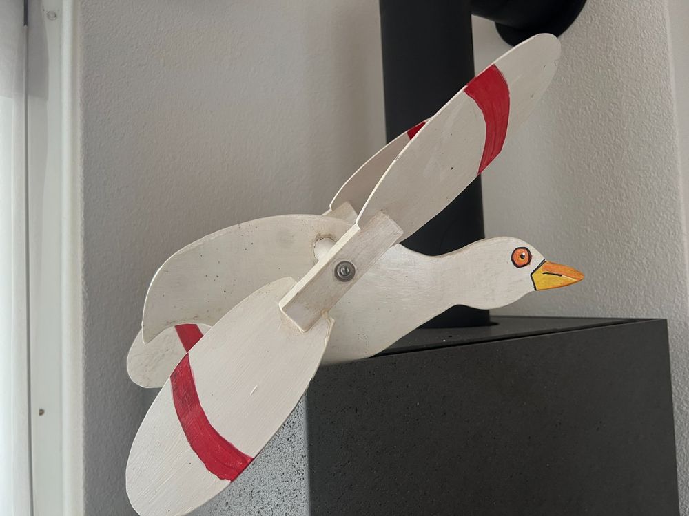 Ente Windspiel aus Holz (Gebraucht) in Schinznach-Dorf für CHF 1 – nur Abholung auf Ricardo kaufen