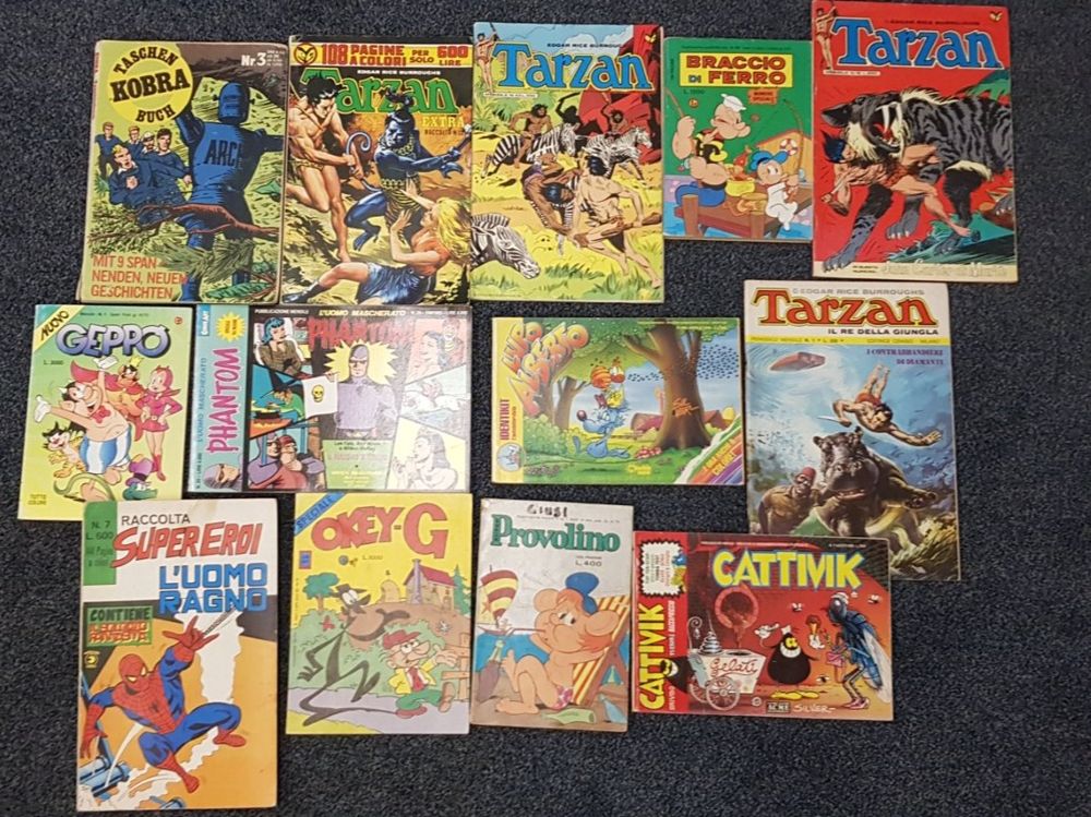 13 x fumetti italiani (Tarzan, Uomo Ragno, Phantom, etc) (Gebraucht) in ...