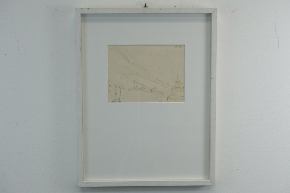 Albert Pfister, Schweizer Kunst, Tuschzeichnung von Amden (Gebraucht) in Zumikon für CHF 164 ...