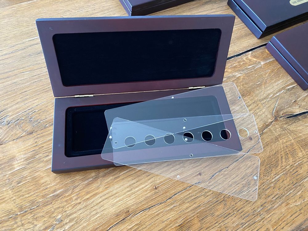 11 x Münzbox in OVP Box Schatulle Münzen TOP Etui NEU 385.- | Kaufen ...