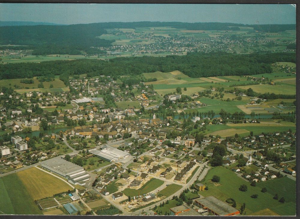 AG: AK MELLINGEN, Arg. Kantonalbank, Fliegeraufnahme, 1983 | Kaufen auf Ricardo