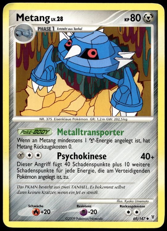 Metang 69/147 Pokémon Supreme Victors | Kaufen auf Ricardo
