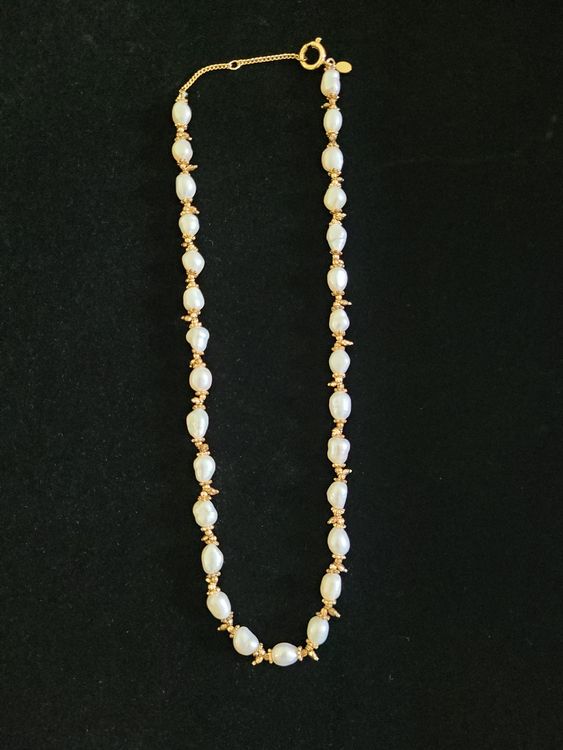 Perlenkette mit Golddetails (Neu (gemäss Beschreibung)) in Basel für ...