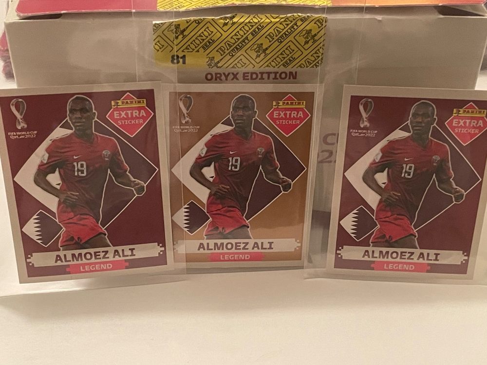 Panini WM Qatar 2022 Extra Sticker Almoez Ali | Kaufen auf Ricardo Panini WM Qatar 2022 Extra Sticker Almoez Ali | Kaufen auf Ricardo