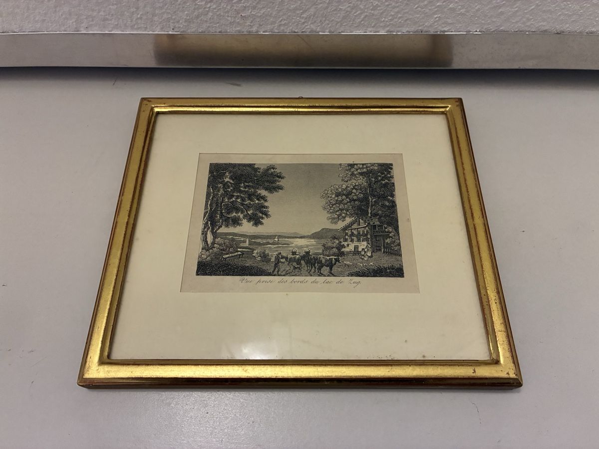 Raoul-Rochette Radierung "Böschenroth", 1928, gerahmt🖼️ (Gebraucht) in ...