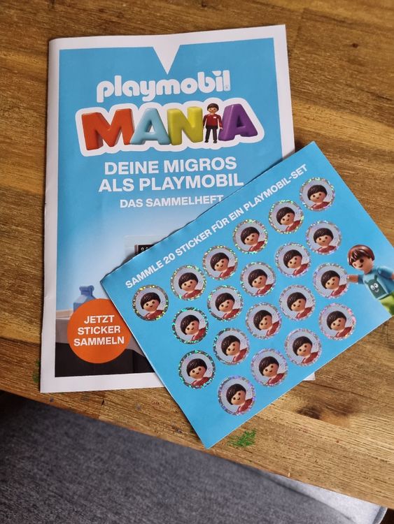 migros mania - 20 playmobil sticker (Neu (gemäss Beschreibung)) in Dorf ...