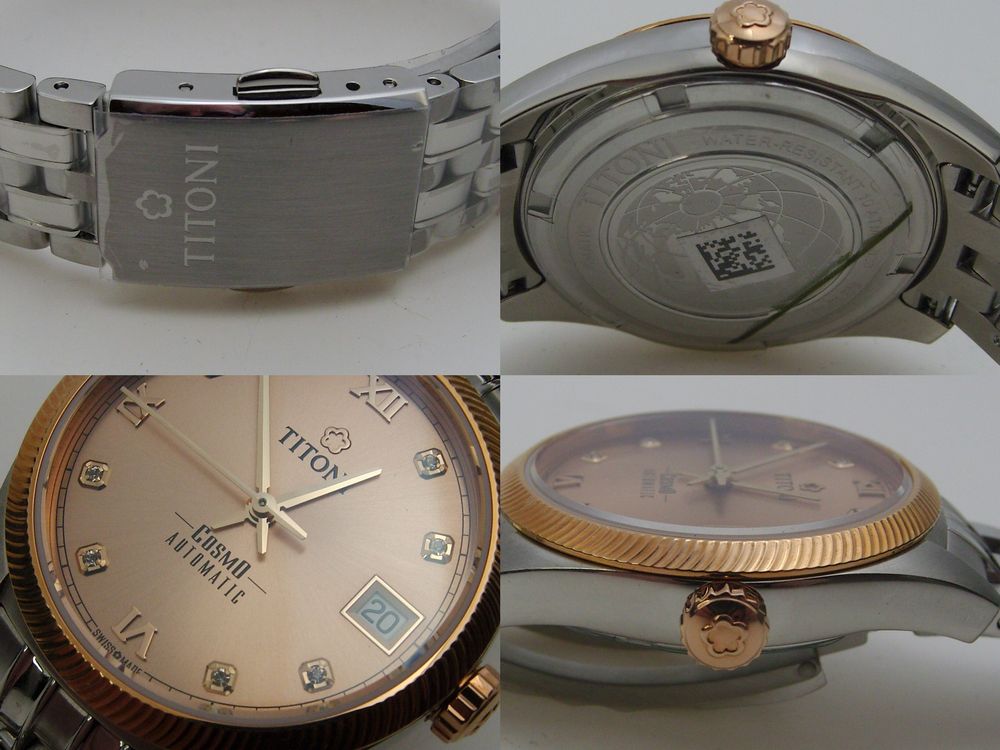 Neue, ungetragene Titoni Cosmo Automatik Uhr für die Dame (Neu und ...
