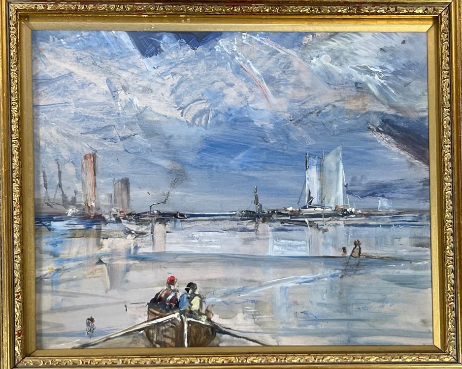 Gemälde Meeres Szene mit schönem Ansicht Aquarell (Gebraucht) in Root für CHF 30 – mit Lieferung ...