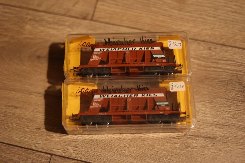 Liliput 2x wagons trémie Weiacher Kies (Gebraucht) in Colombier NE für CHF 50 – mit Lieferung ...
