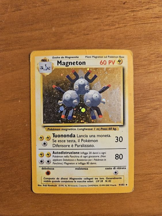 Carta Pokemon Magneton set base holo | Kaufen auf Ricardo