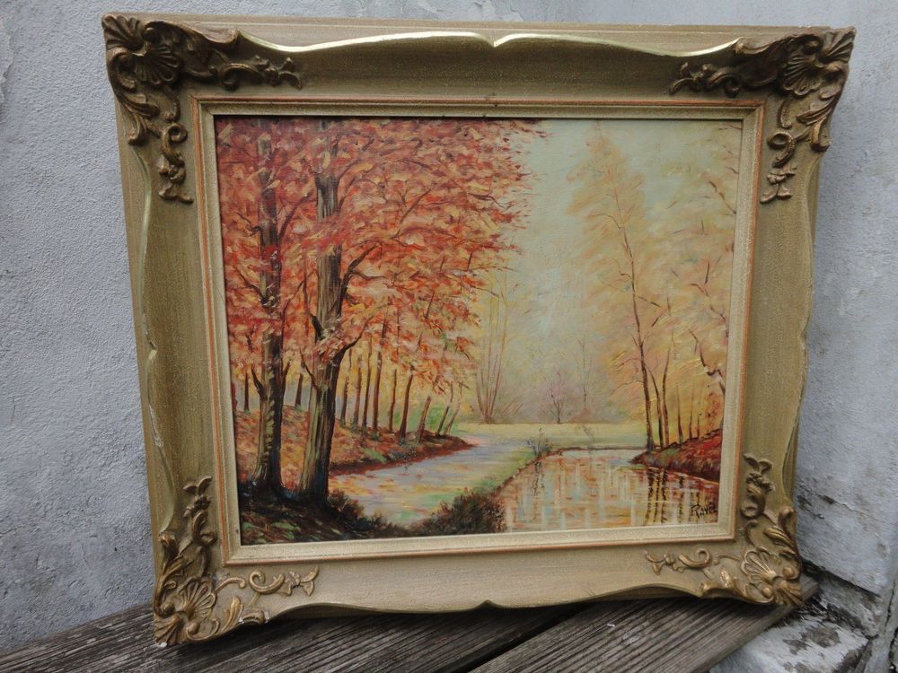 Herbststimmung, Gemälde Edouard Ravel | Kaufen auf Ricardo