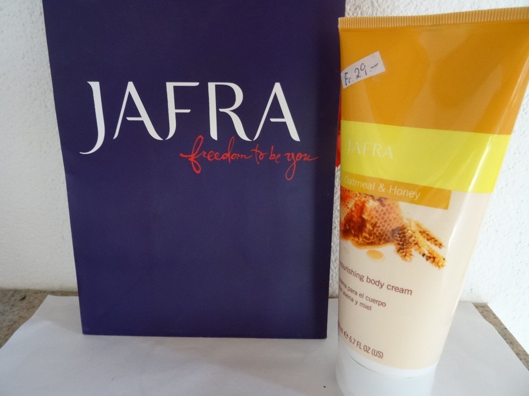 JAFRA Hafer & Honig Körpercreme Neu (Neu und originalverpackt) in ...
