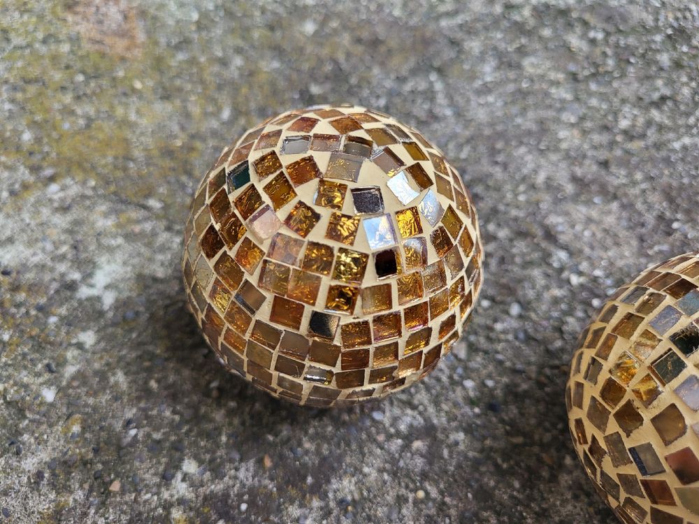 Deko - Kugeln kleine Disco-Kugeln mit Mosaik Spiegelglas | Kaufen auf ...