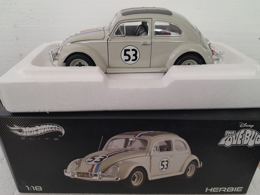 VW Cox Herbie 1:18 Hot Wheels Elite (Neuf avec emballage d'origine) à Champagne pour CHF 154 ...