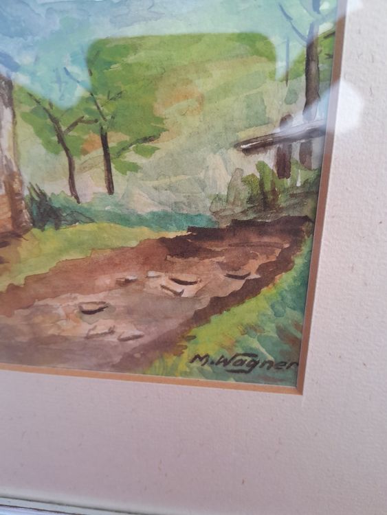 Aquarelle signé M.Wagner | Kaufen auf Ricardo