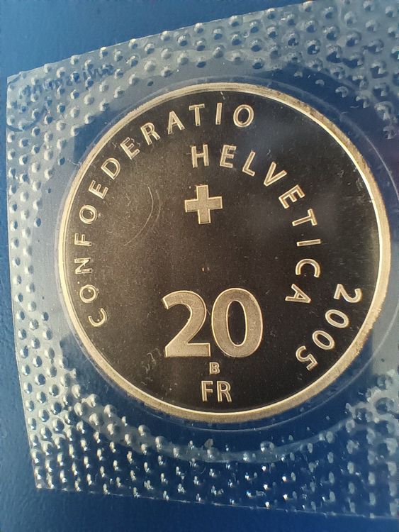 20 Fr. Silber 2005 Sammlermünze Autosalon GENF (stg) (Neu und ...
