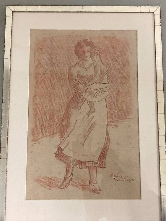 Rötelzeichnung original von Hans Vautier (Gebraucht) in Winterthur für CHF 30 – nur Abholung auf ...