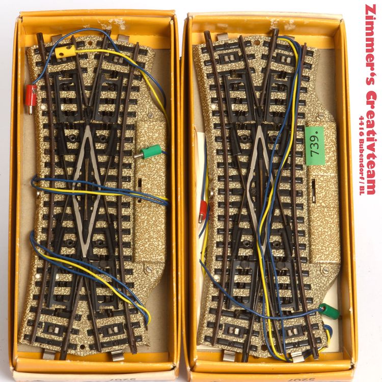 2 Märklin M-Gleis Kreuzungsweichen 5207, OVP, H0, WS (Gebraucht) in ...