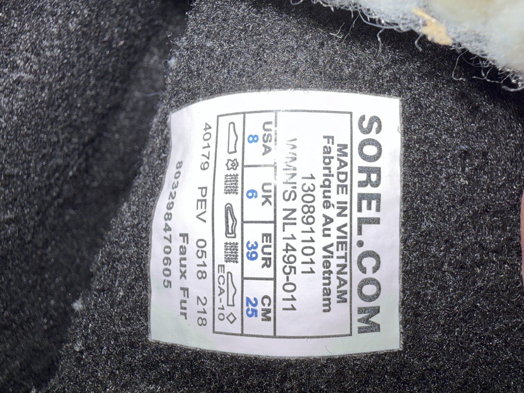 SOREL Winterstiefel – Schwarz – Gr. 39 – Wasserdicht (Gebraucht) in ...