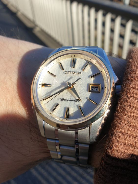 The Citizen Chronomaster washi bicolore AQ4024-53Y | Kaufen auf Ricardo