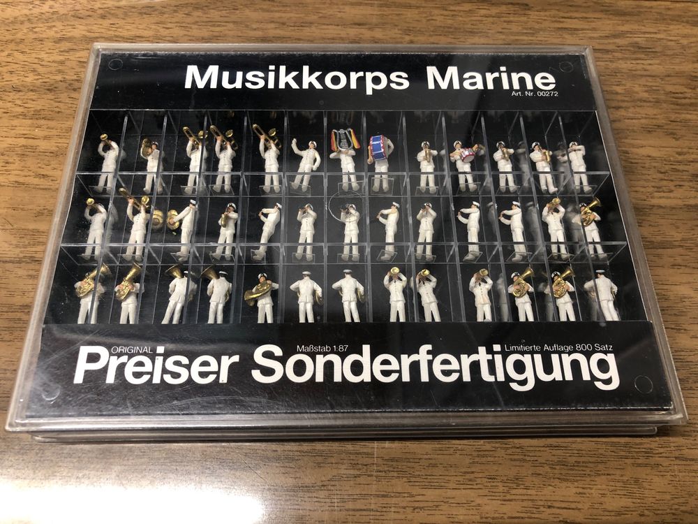 Preiser Figuren Set 00272 Militärmusik (Neu und originalverpackt) in ...