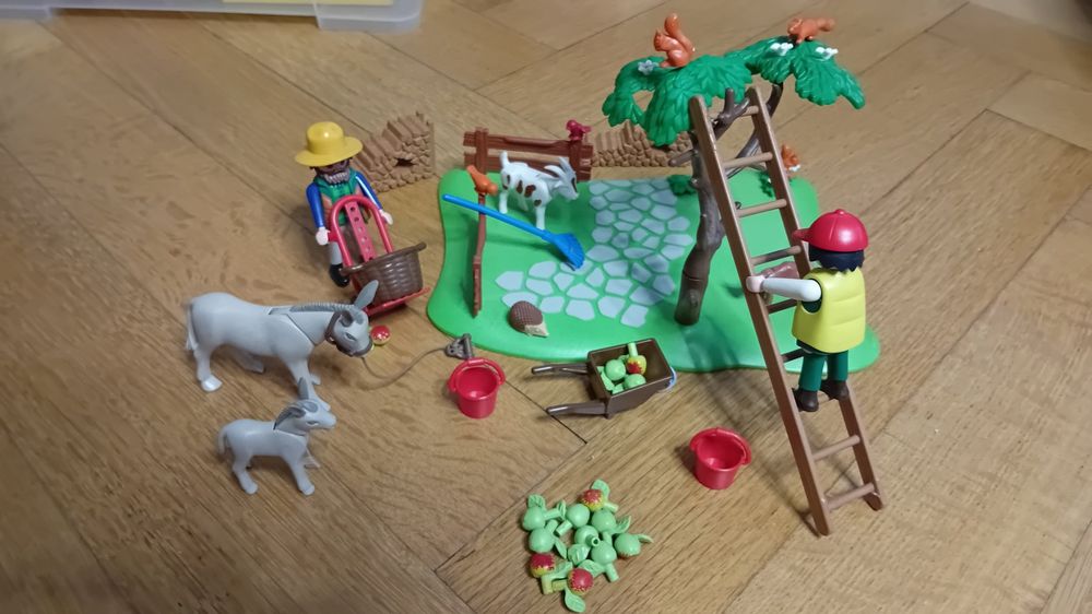 Playmobil 4146 la cueillette de pommes + ânes (4187) (Gebraucht) in ...