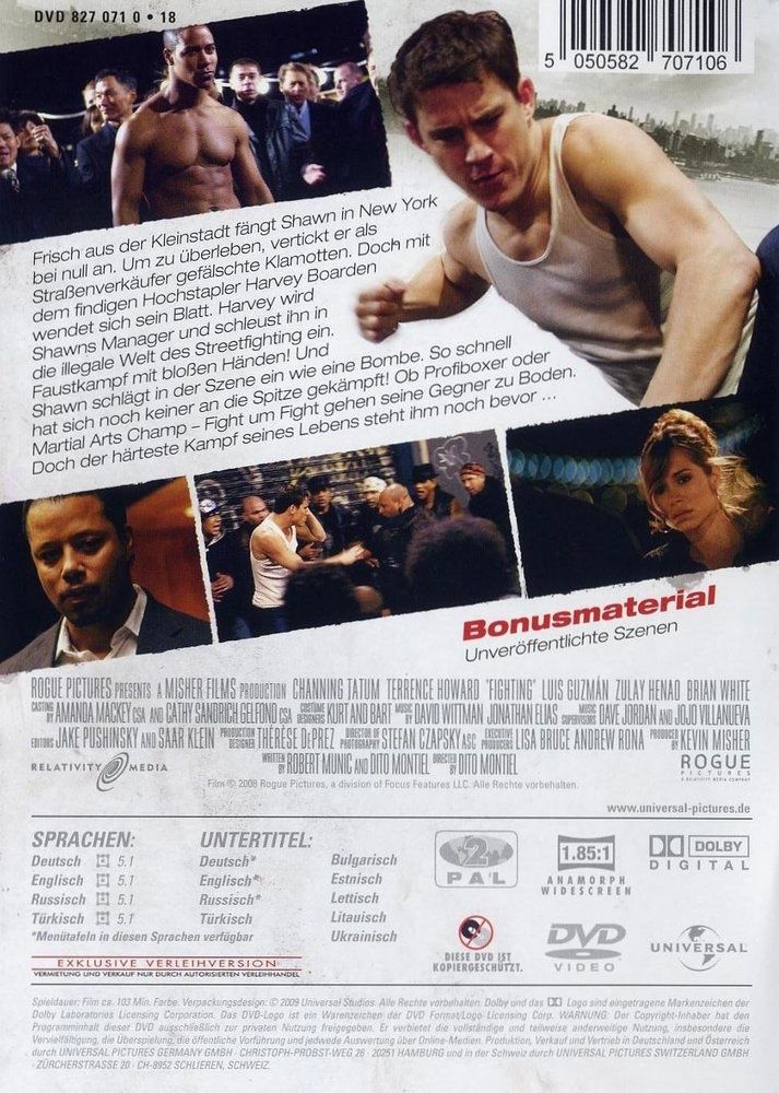 DVD - Fighting (mit Channing Tatum) (Gebraucht) in Pfäffikon ZH für CHF ...