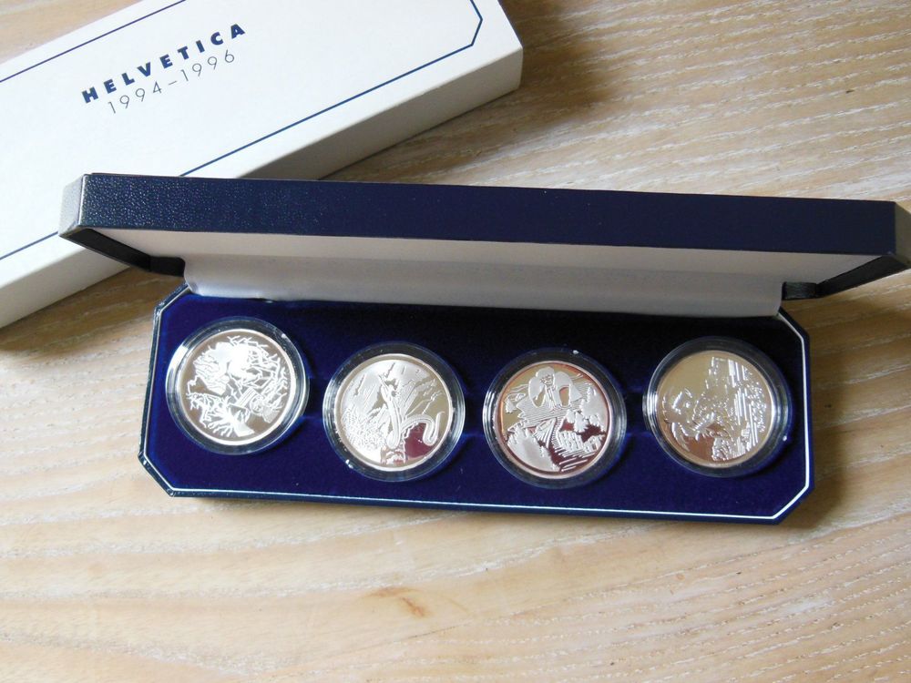 4 x 20 Fr. Sonder-Münzen Set 1994-1996 (im Set) | Kaufen auf Ricardo