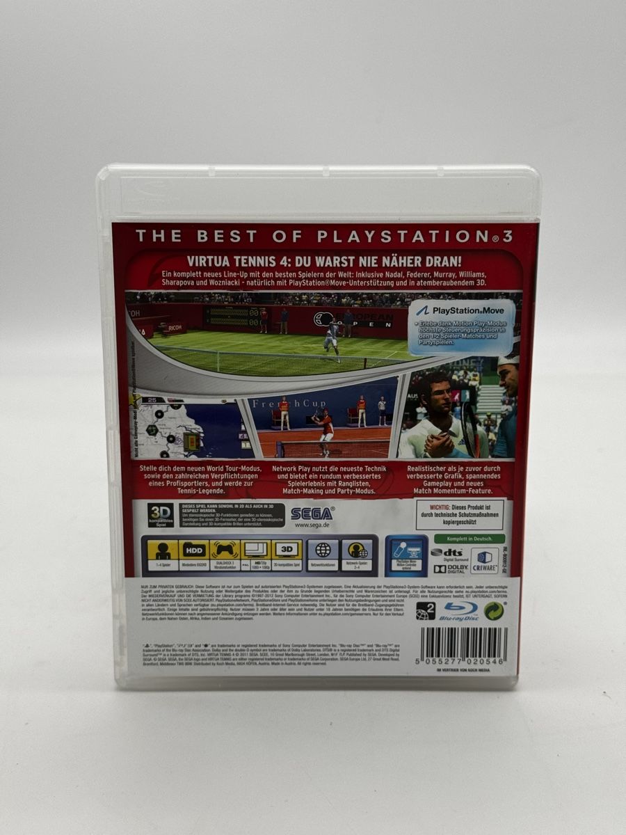 PS3 – Virtua Tennis 4 (Essentials) | Komplett & geprüft (Gebraucht) in ...