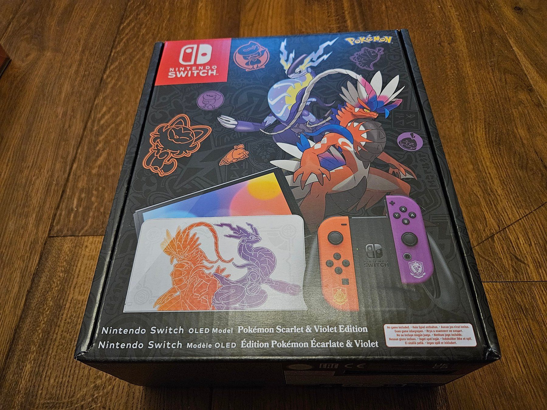 Nintendo Switch Oled Model Pokemon Scarlet & Violet Edition (Neu ...