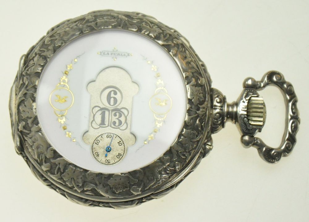 Antike Sprungziffer Taschenuhr mit Pallweber-Patent Silber (Gebraucht) in Wettingen für CHF 385 ...