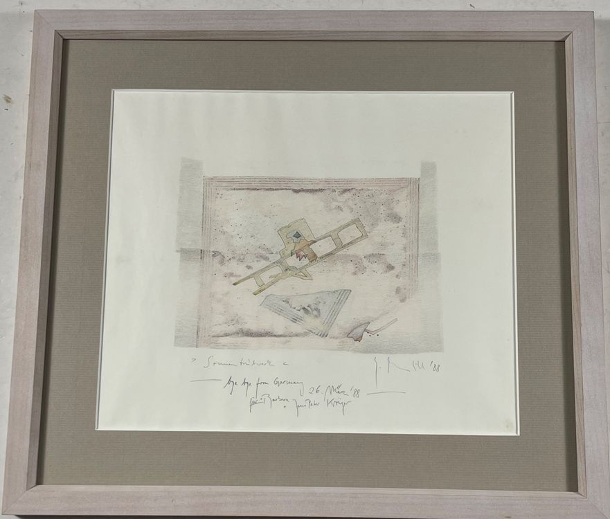 Interessante Farbstift Zeichnung unleserlich Signiert (Gebraucht) in Root für CHF 15 – mit ...