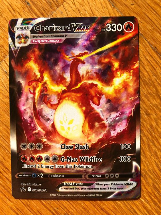 Charizard VMAX SWSH 261 Promo Card | Kaufen auf Ricardo