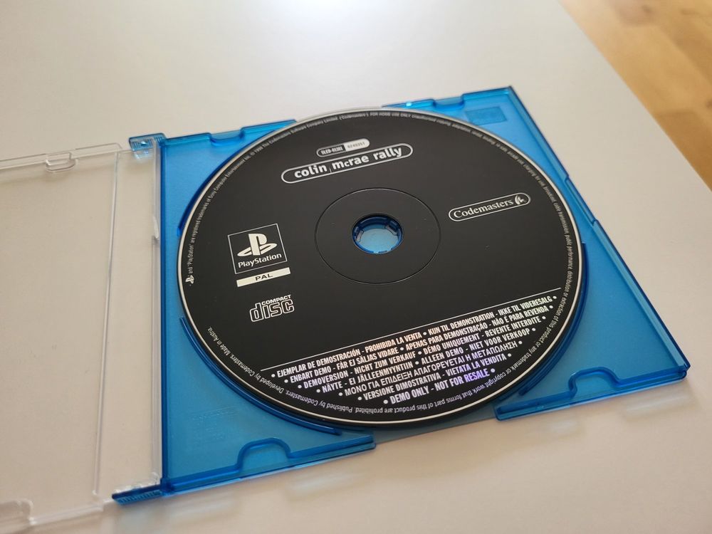 ORIGINAL Sony Playstation Demo CD " colin mcrae rally8 " | Kaufen auf ...