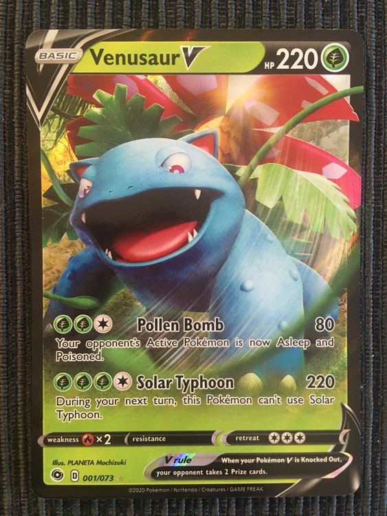 Pokemon Venusaur V Champions Path near Mint (Neu (gemäss Beschreibung ...