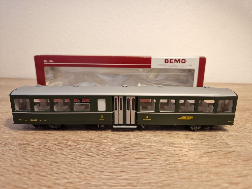 Bemo 3284 117 Personenwagen RhB H0m OVP NEU (Neu und originalverpackt) in St-Aubin-Sauges für ...