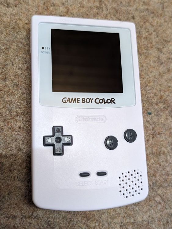Nintendo Gameboy Color Weiss + IPS Display | GBC (Neu (gemäss ...