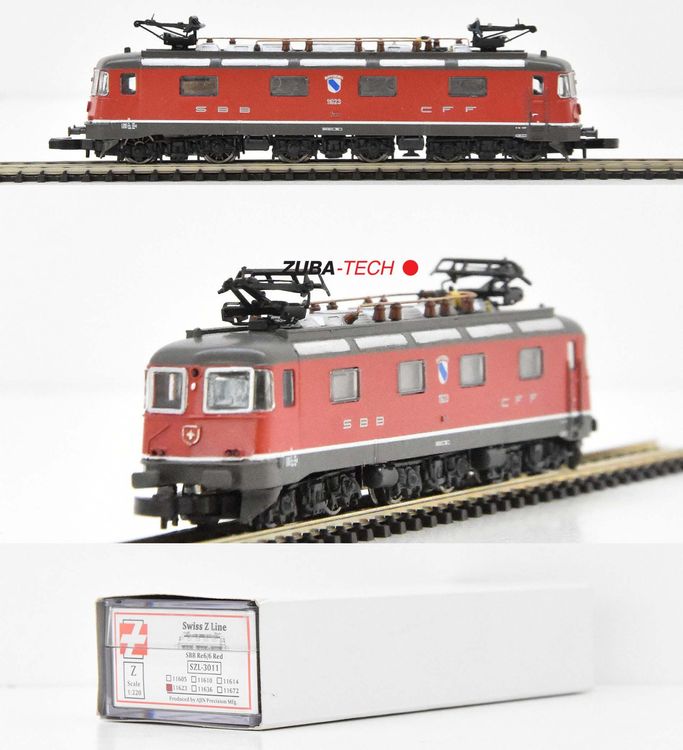 Swiss Z Line SZL-3012 E-Lok Re 6/6 SBB Spur Z Analog OVP (Neu (gemäss ...