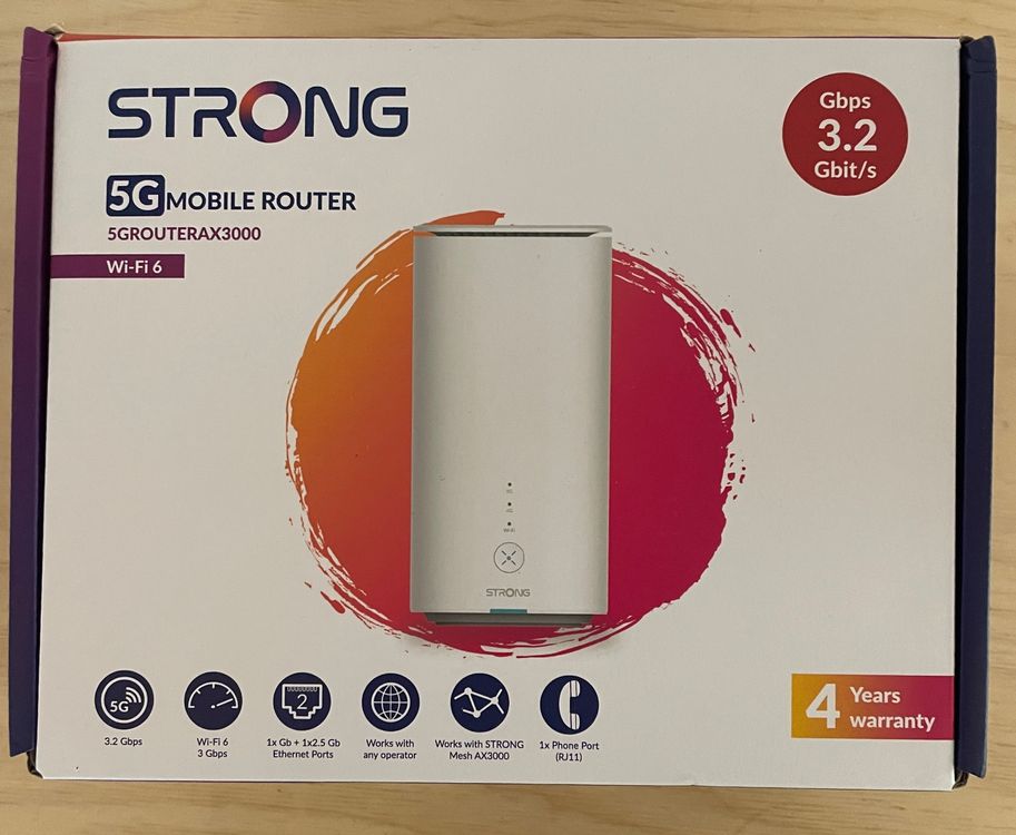 Strong 5G ROUTER AX3000 (Neu (gemäss Beschreibung)) in Zürich für CHF ...