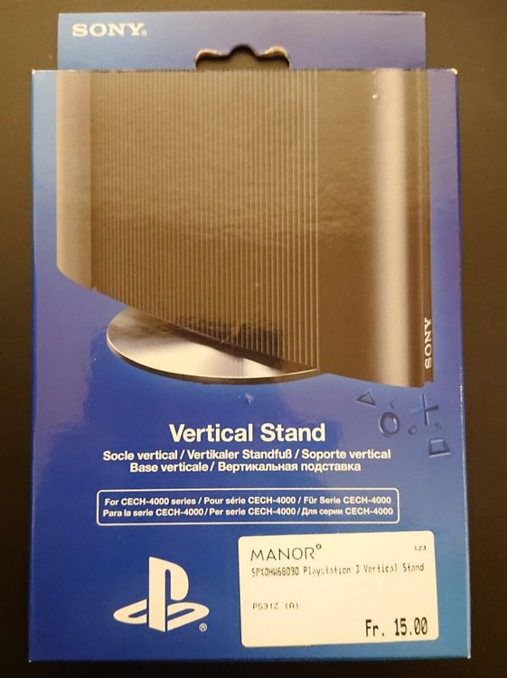 NEU - Playstation 3 PS3 Vertical Stand Vertikaler Standfuss (Neu und ...