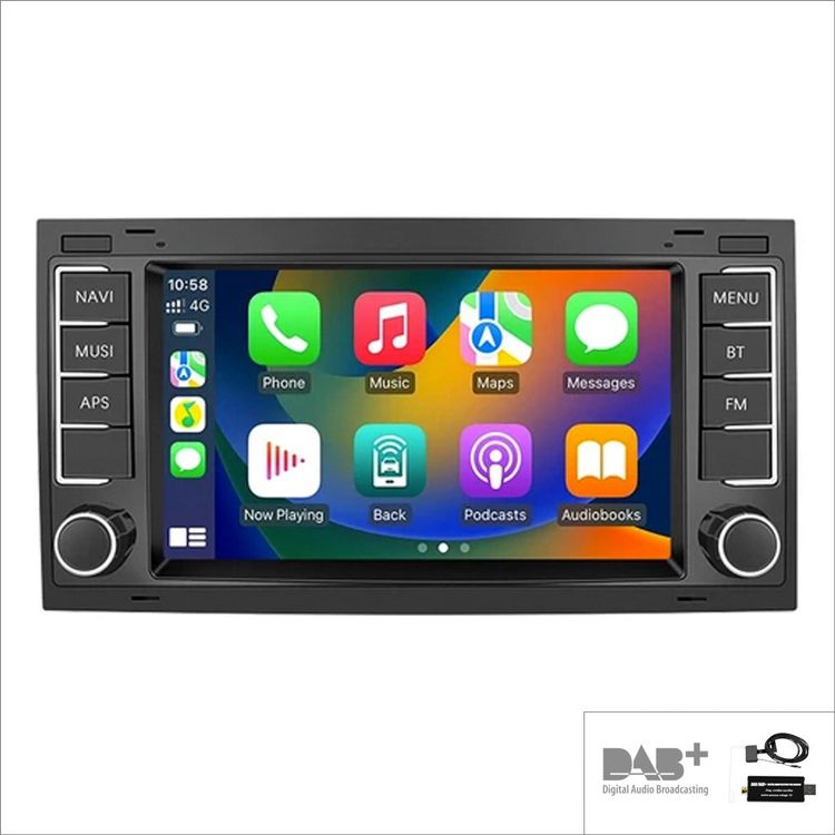 DAB+ Autoradio Vw Volkswagen T5 Touareg Carplay 64GB Android (Neu und originalverpackt) in ...