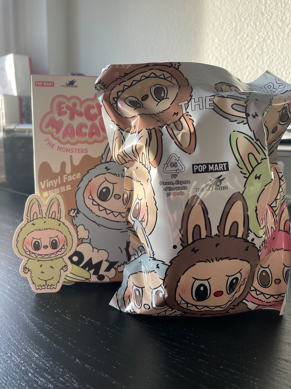 Pop Mart Labubu V1 Macarons - Green Grape (check card) (Neu (gemäss ...