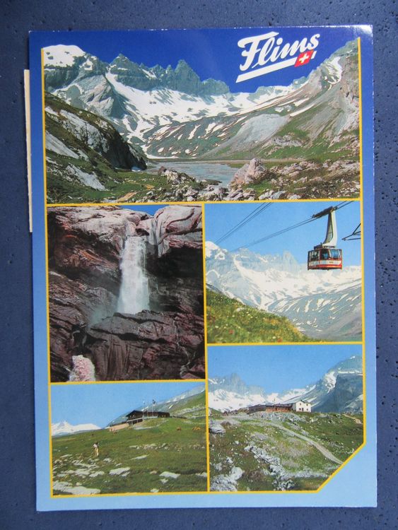 AK FLIMS SEGNES-HÜTTE BRAUBERGBAHN BERGHAUS NAGENS (Gebraucht) in ...