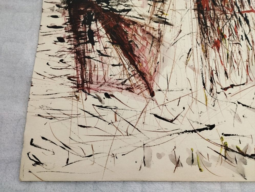 Castle of Crimson Mist - Adam Dermoku Acrylic Painting (Gebraucht) in ...